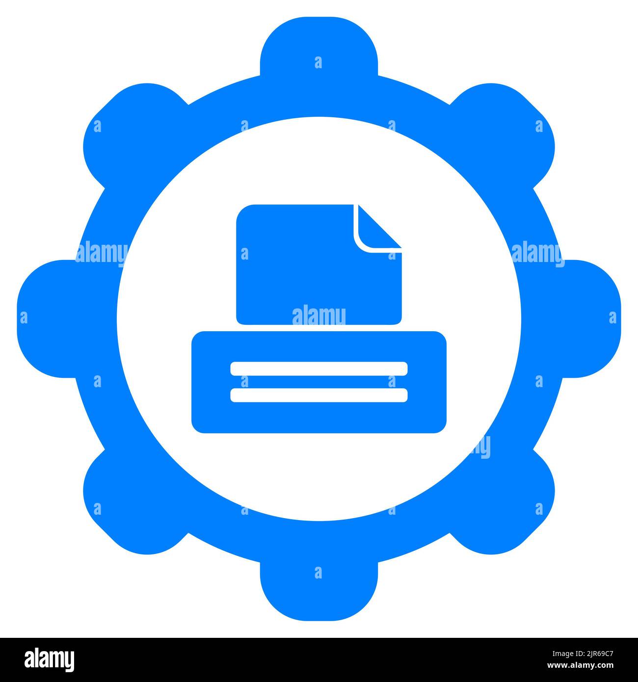 Printer and wheel Stock Photo - Alamy