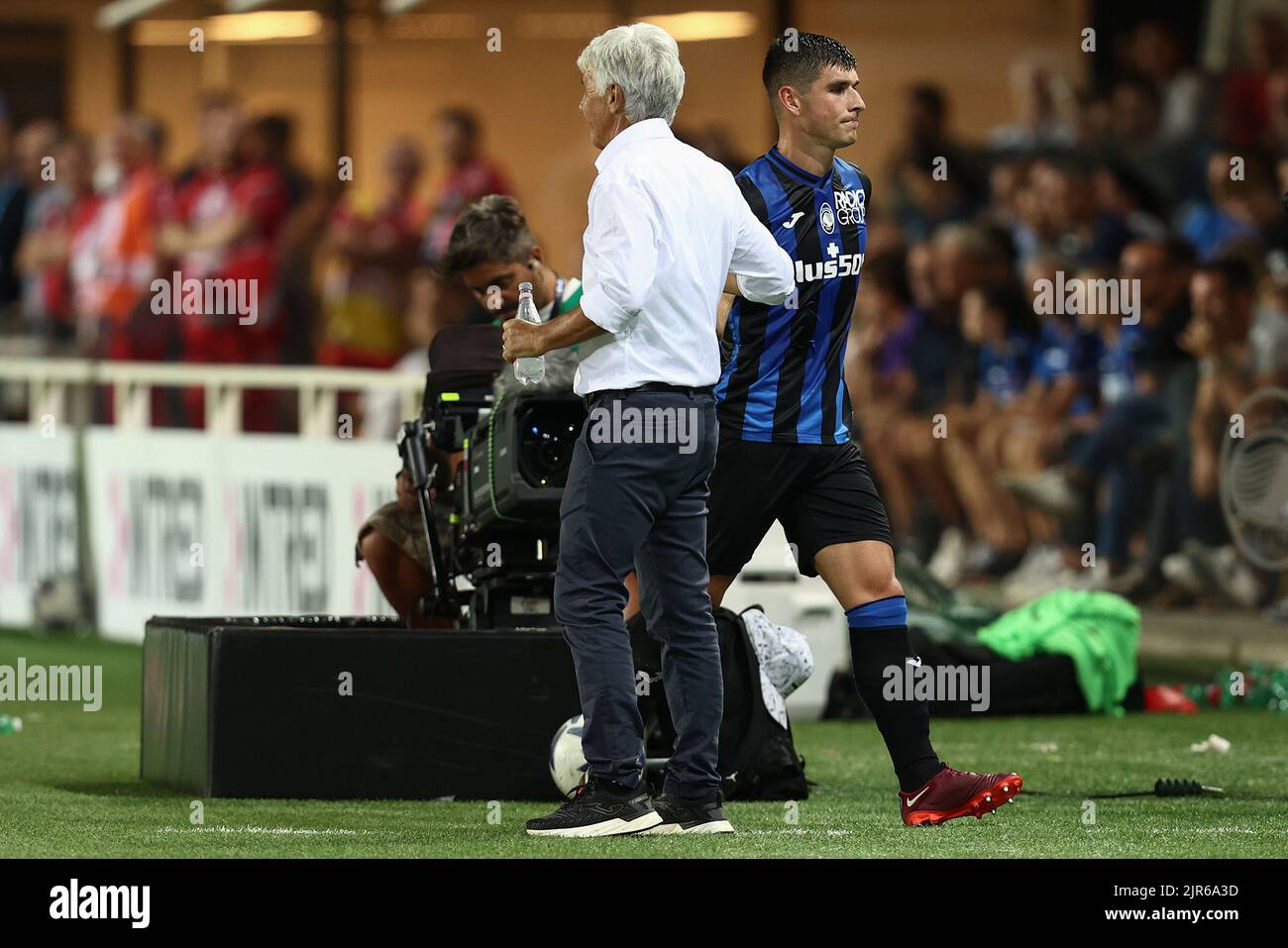 Gewiss Stadium, Bergamo, Italy, August 21, 2022, Head Coach Gian Piero ... Gewiss Stadium, Bergamo, Italy, August 21, 2022, Head Coach Gian Piero ...