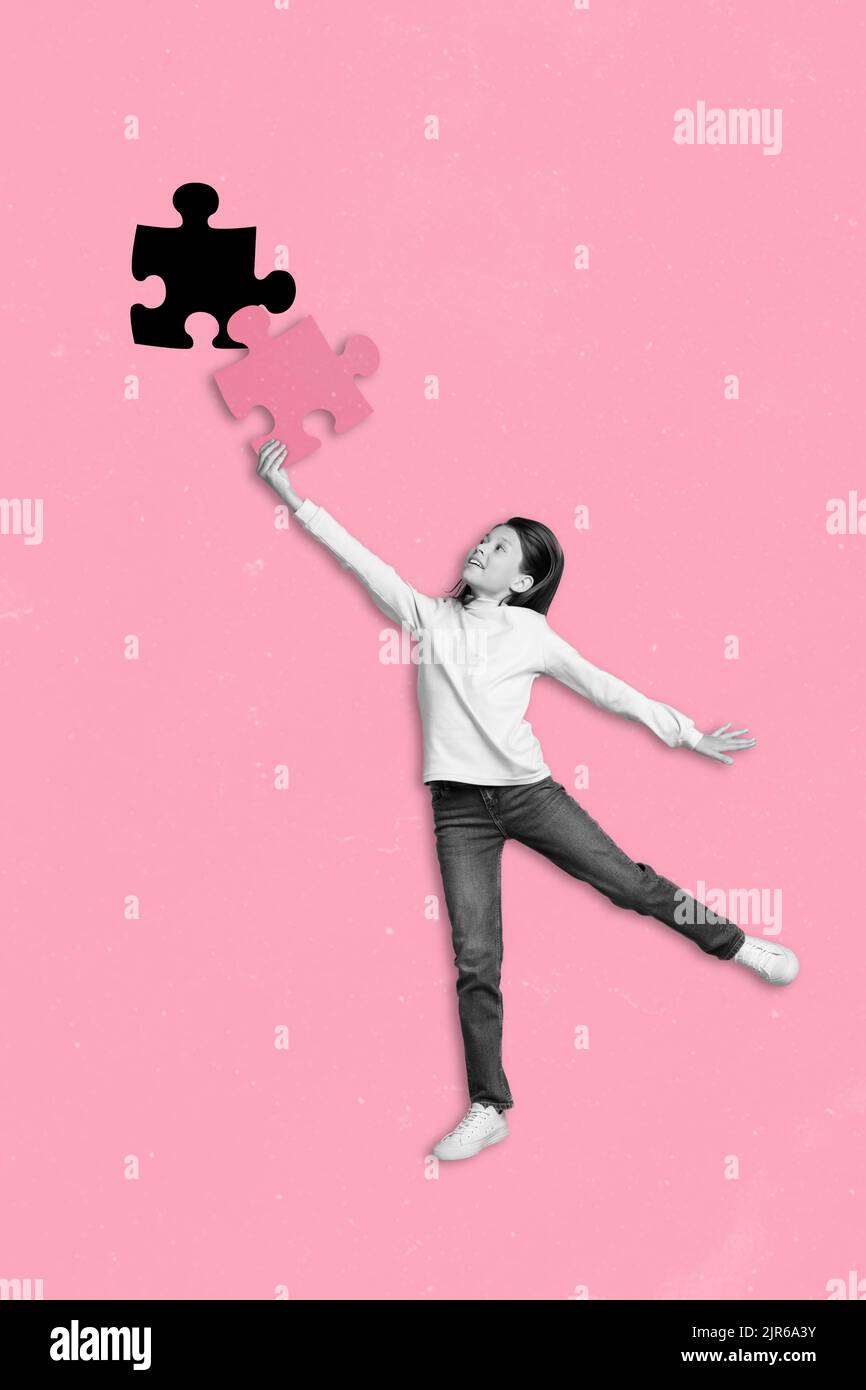 Creative 3d collage artwork image sketch postcard of person try solve ... Creative 3d collage artwork image sketch postcard of person try solve ...