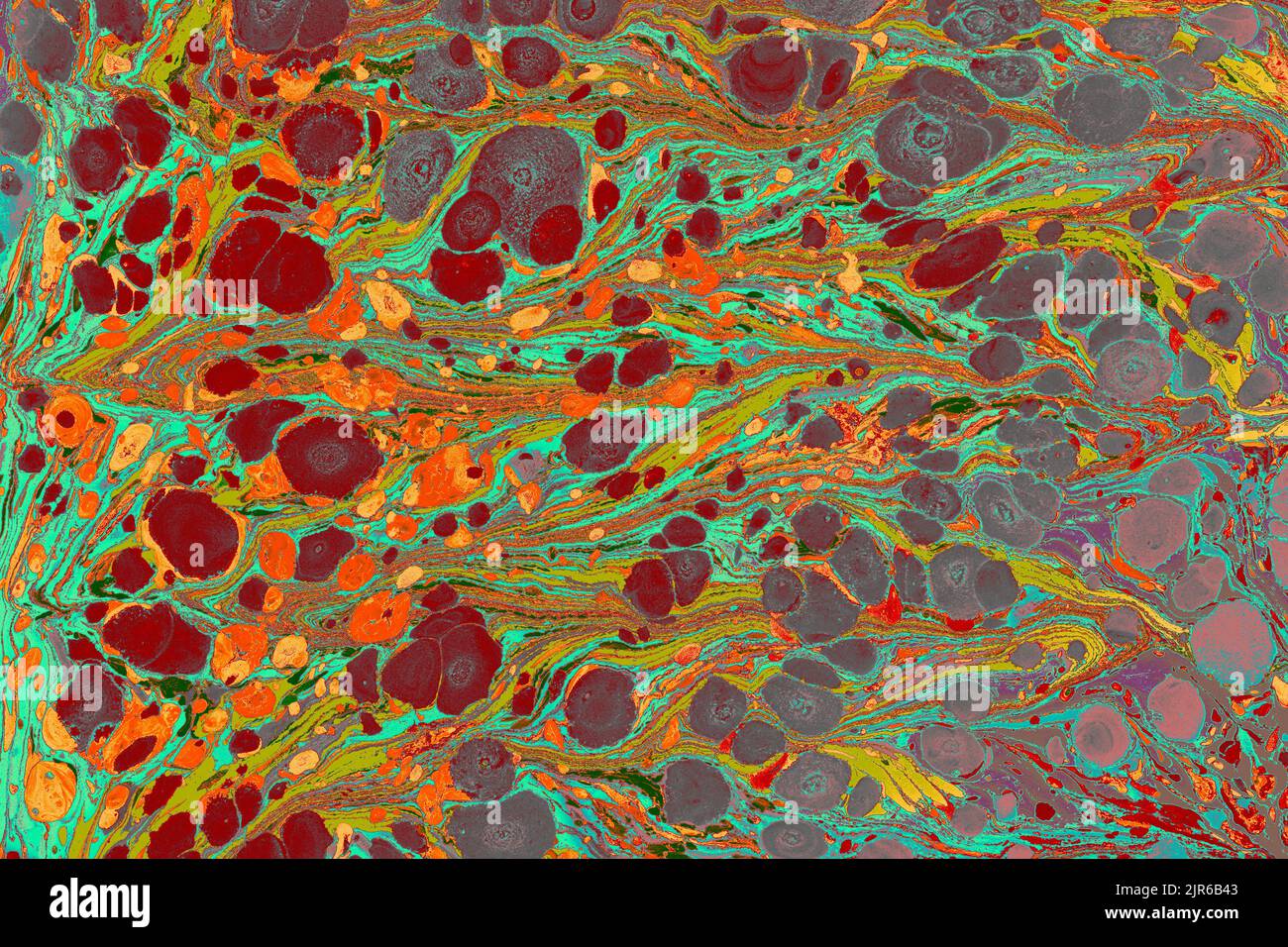 Ebru marbling handmade art, traditional Ebru technique. abstract ...