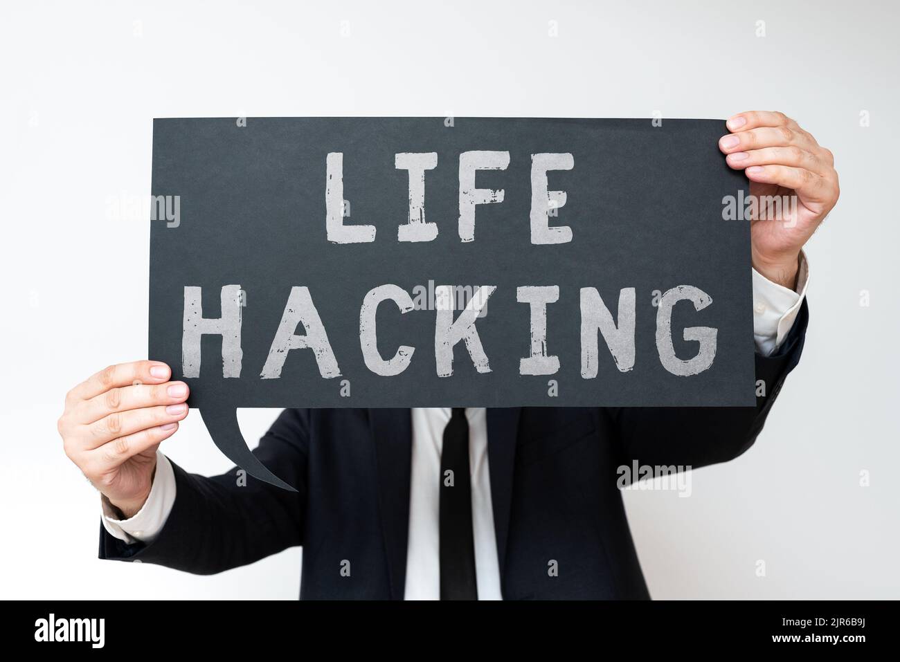Writing displaying text Life Hacking, Business showcase Simple and ...