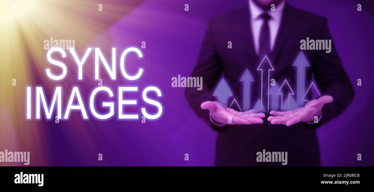 Handwriting text Sync Images. Word Written on Making photos identical ...