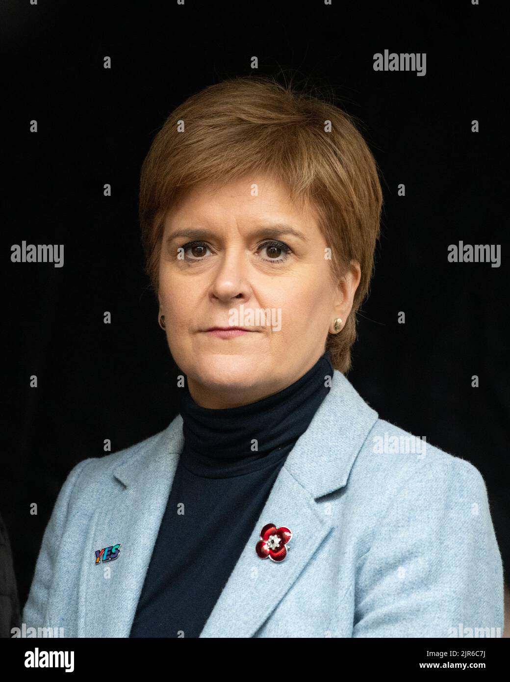 Nicola Sturgeon Scottish First Minister - waiting to speak at the # ...