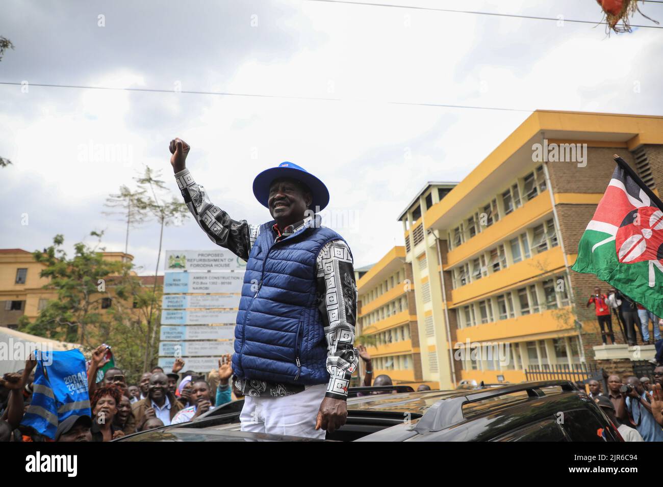 Nairobi, Kenya. 22nd Aug, 2022. Azimio la Umoja One Kenya coalition ...