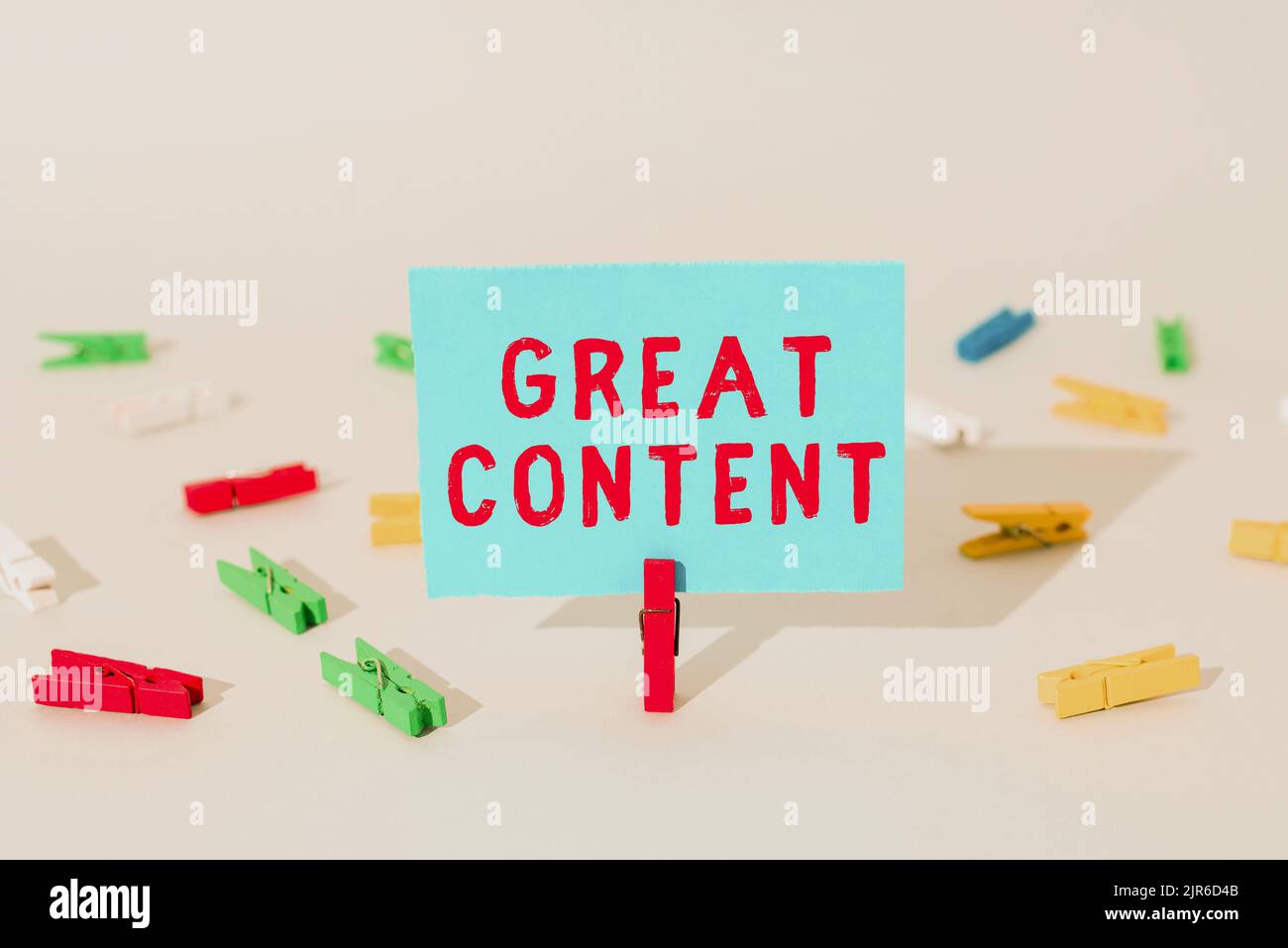 Inspiration showing sign Great Content. Word Written on Satisfaction ...