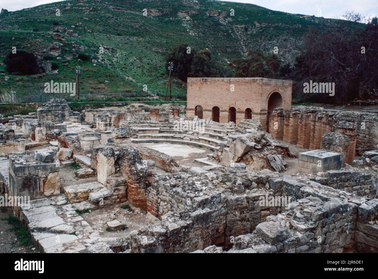 Odeon in archeological site Gortys (Gortyn), former Roman capital of ...