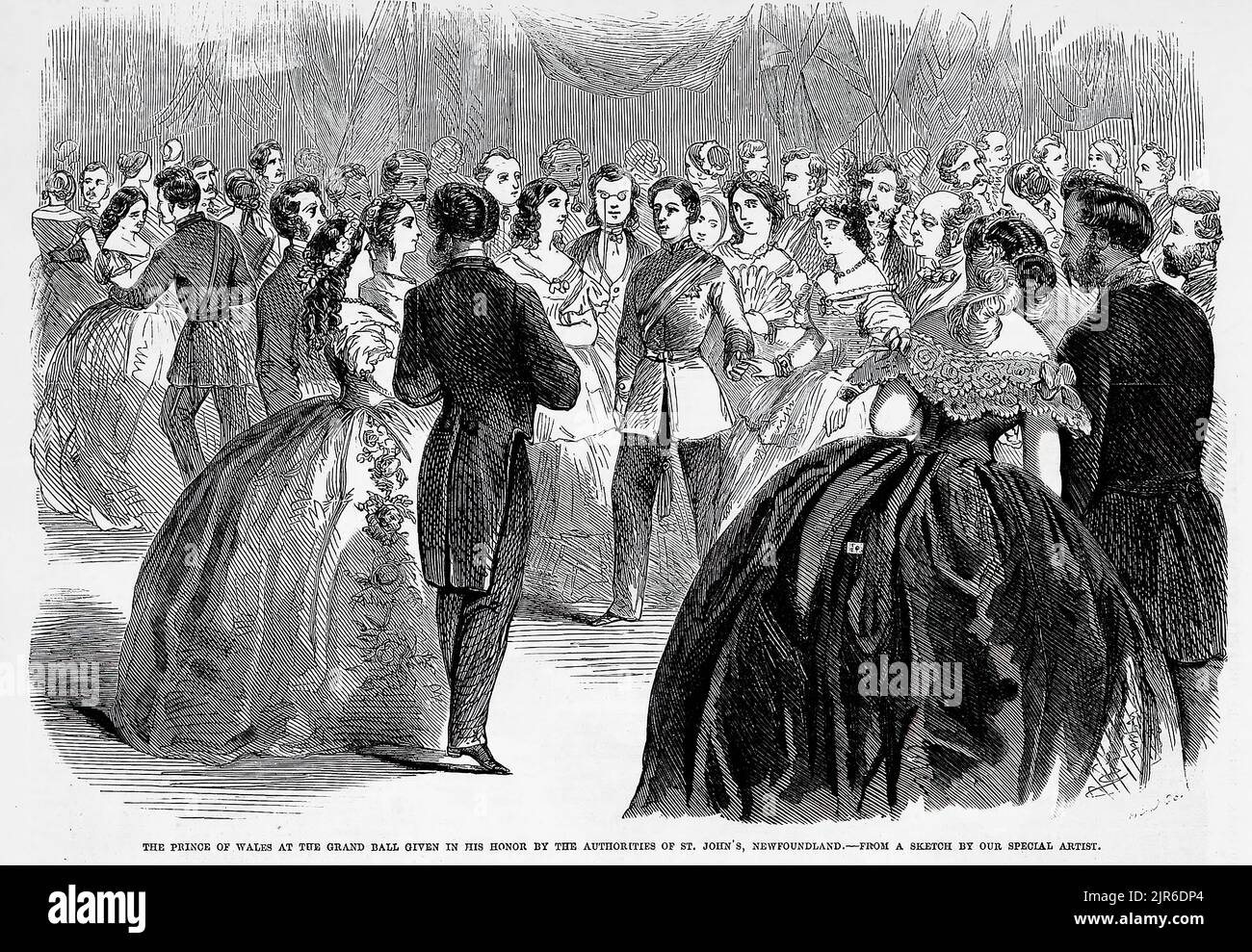 The Prince of Wales at the grand ball given in his honor by the ...