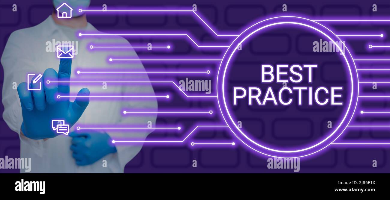 Conceptual caption Best Practice, Business concept Method Systematic ...