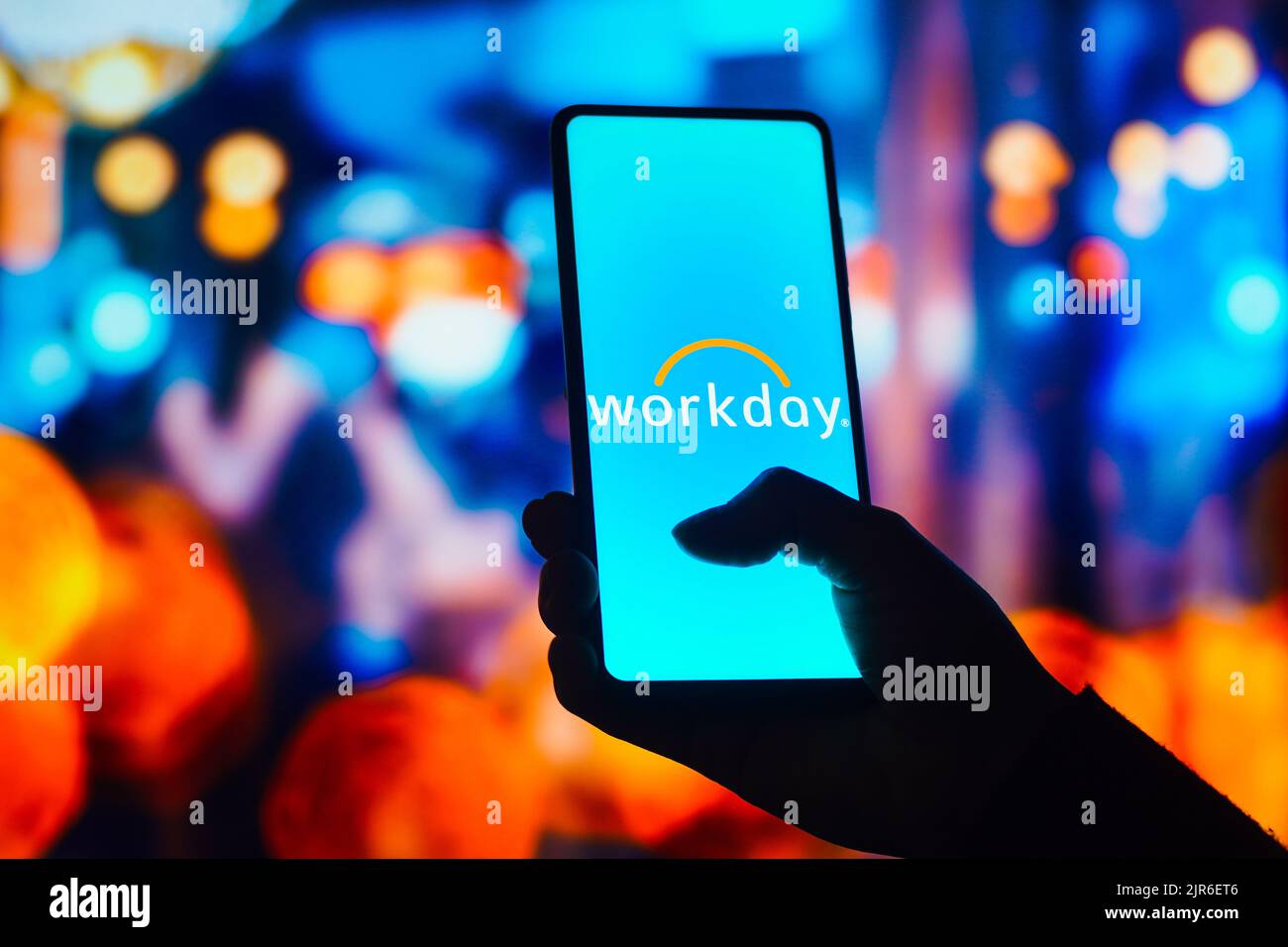 Brazil. 22nd Aug, 2022. In this photo illustration, the Workday logo is ...