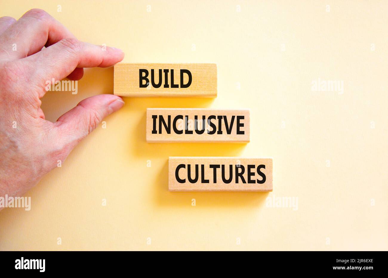 Build inclusive cultures symbol. Concept words Build inclusive cultures ...