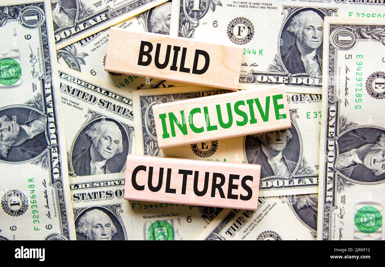 Build inclusive cultures symbol. Concept words Build inclusive cultures ...