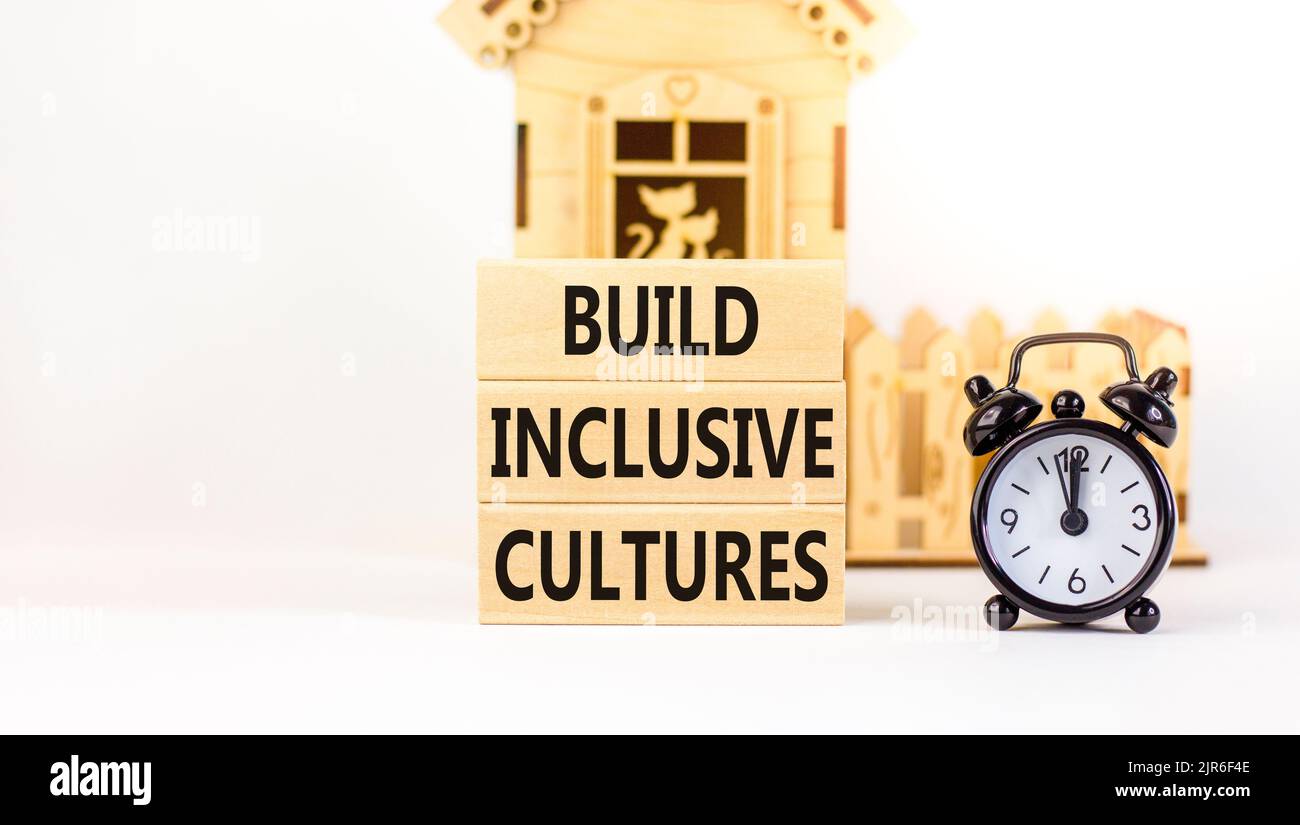 Build inclusive cultures symbol. Concept words Build inclusive cultures ...