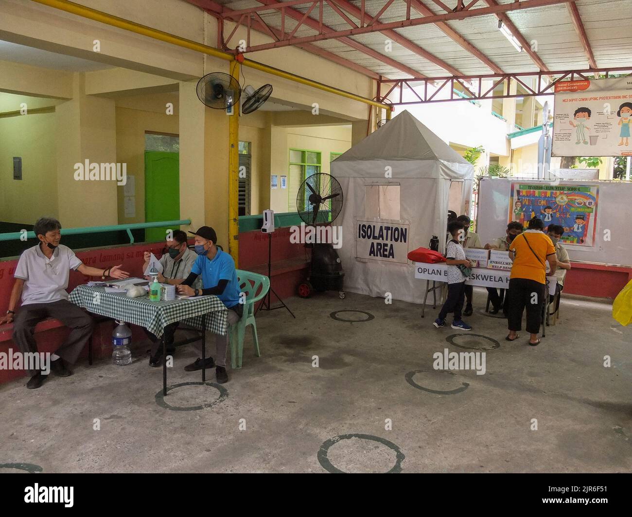 Malabon City, Philippines. 22nd Aug, 2022. Near the front gate of ...