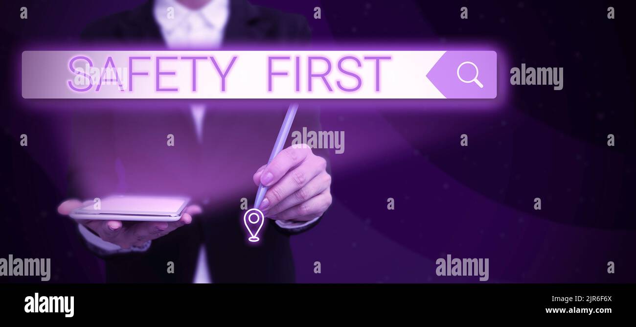 Conceptual display Safety First, Business overview Avoid any ...