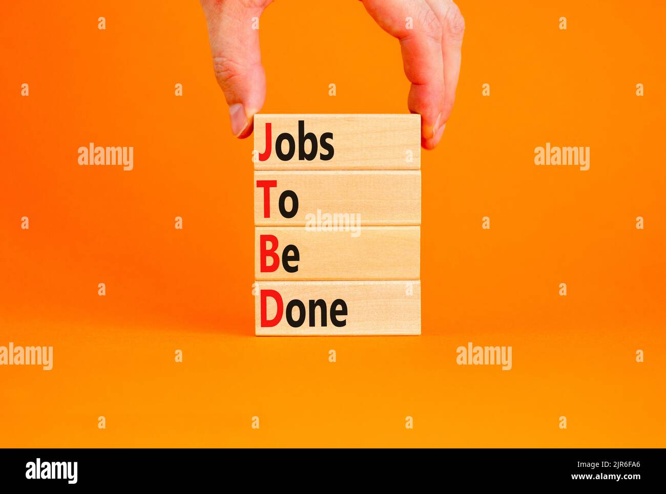 JTBD jobs to be done symbol. Concept words JTBD jobs to be done on ...