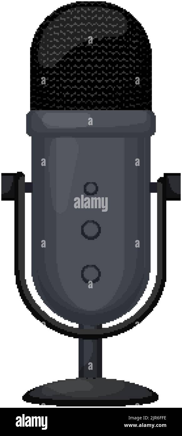 sound mic microphone music cartoon vector illustration Stock Vector ...