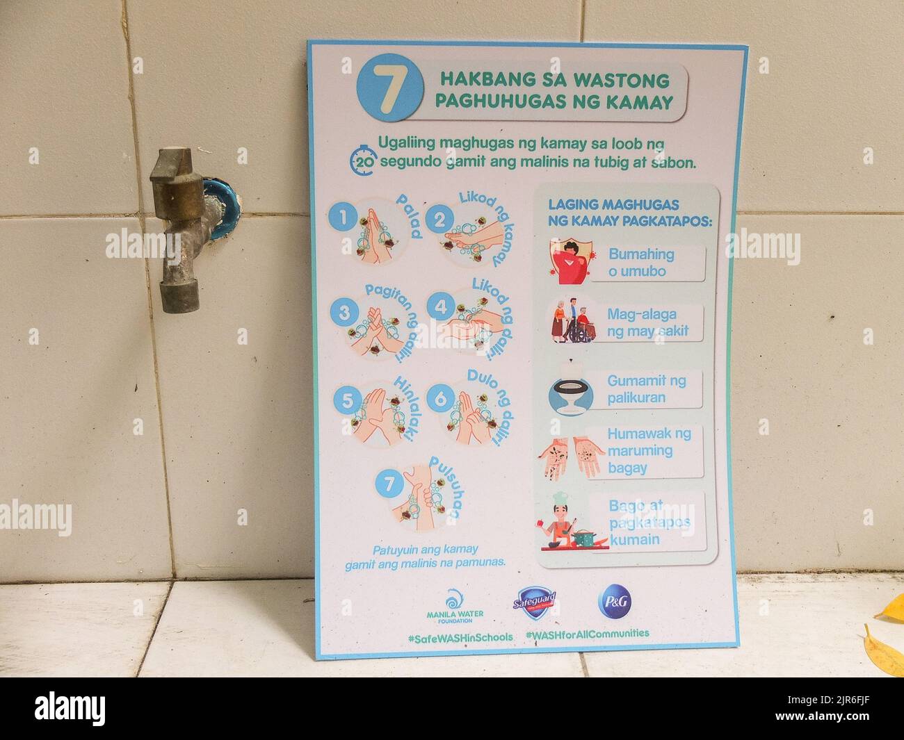 The Tinajeros Elementary School makes sure that every sink at school ...