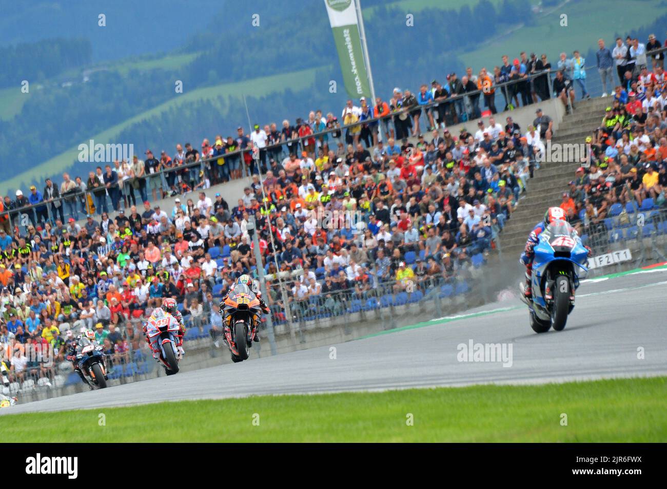 Red Bull Ring, Spielberg, Austria, August 21, 2022, Rins Alex Spa Team ...