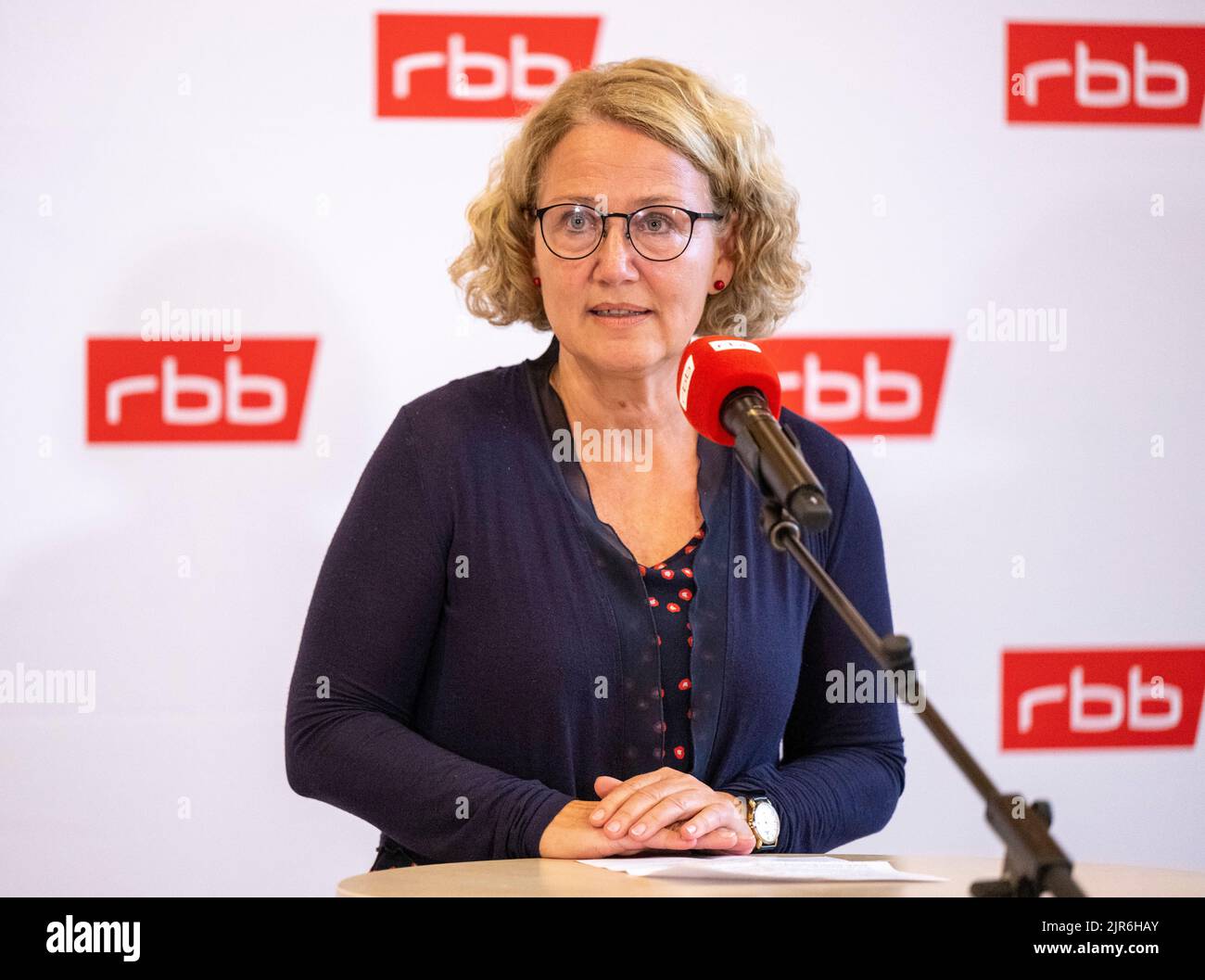 Berlin, Germany. 22nd Aug, 2022. Dorette König, head of the RBB Board ...