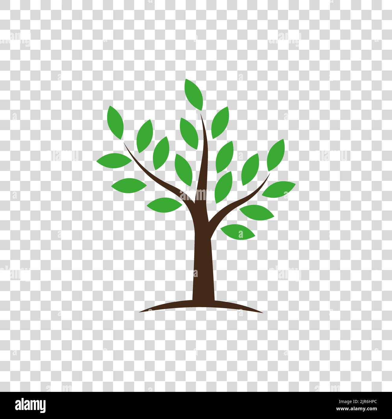Tree icon. Vector illustration on transparent background Stock Vector ...