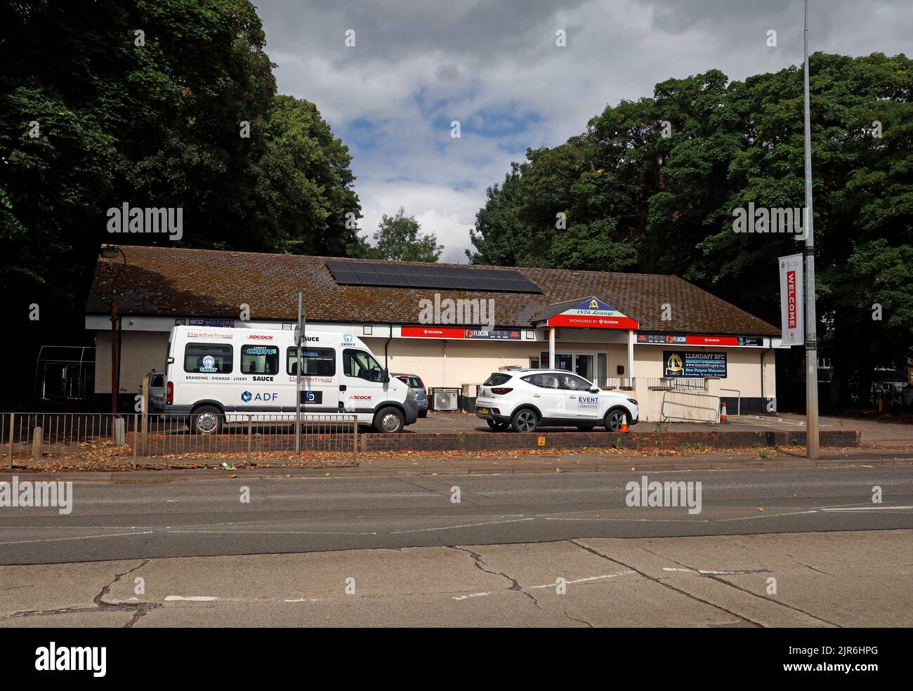Llandaf Rugby Club building, Western Avenue. Cardiff. August 2022 Stock ...