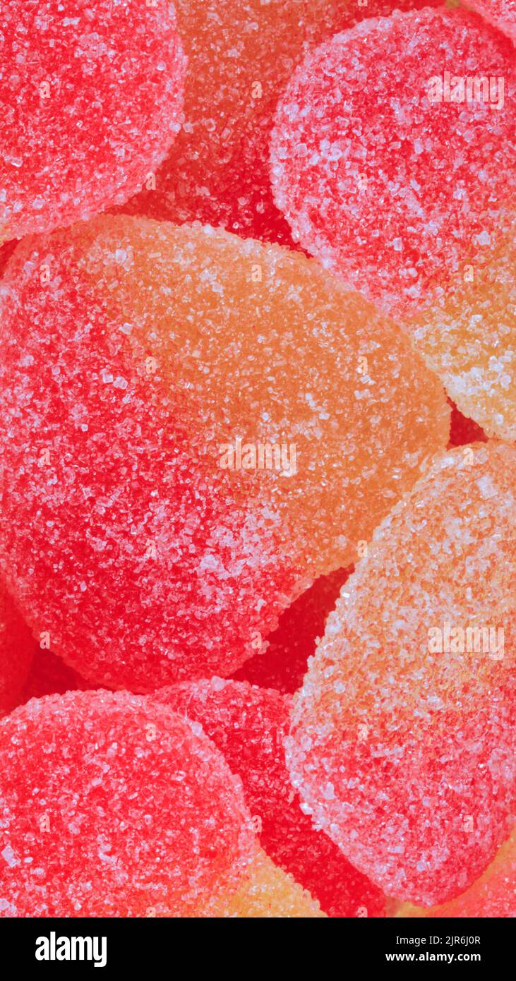 many Multicolor Fruit Jelly Stock Photo - Alamy