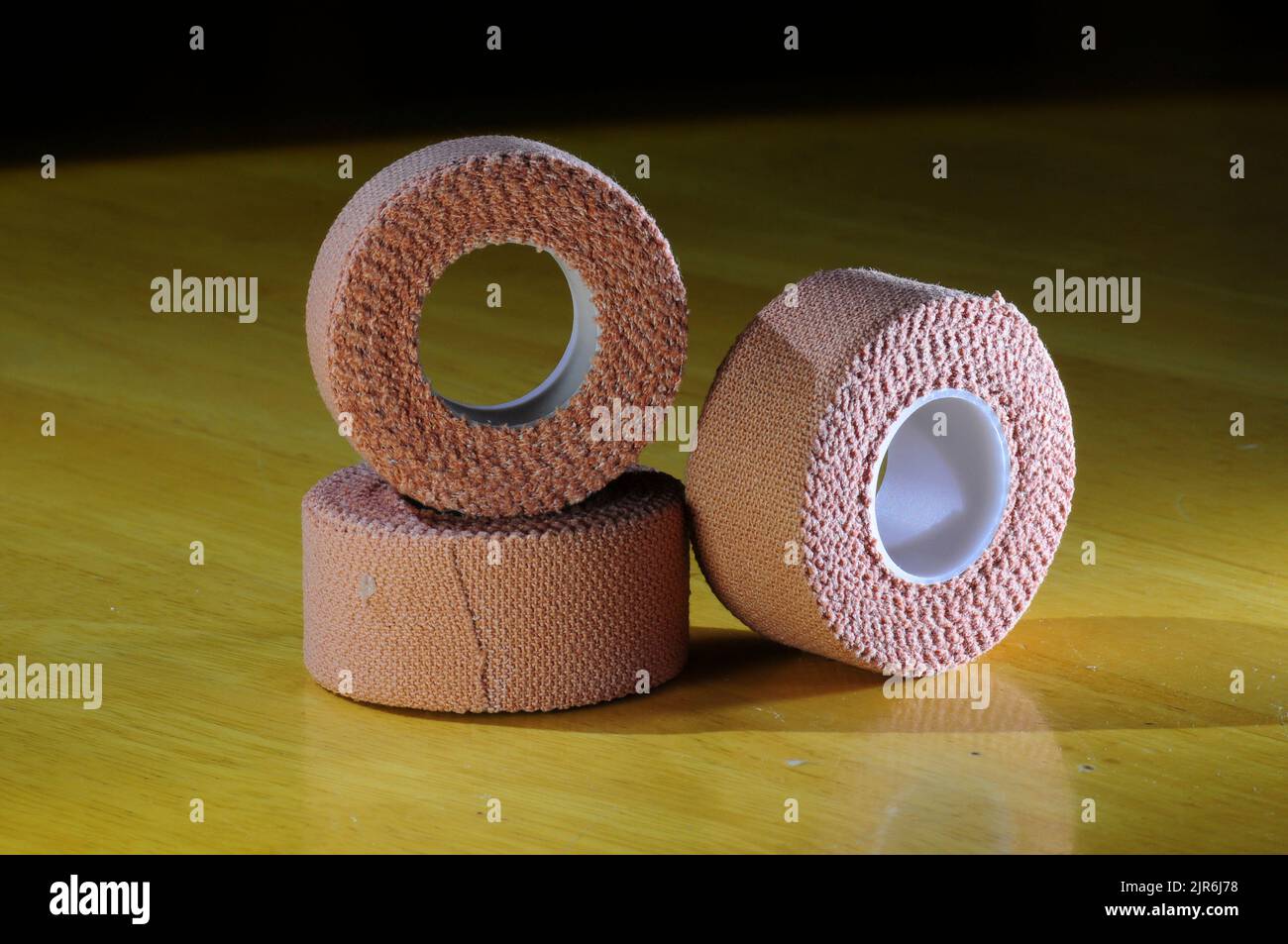 Rolls of plaster strip for securing dressings Stock Photo - Alamy