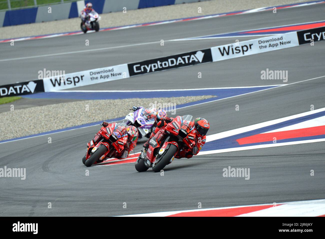 Red Bull Ring, Spielberg, Austria, August 21, 2022, Bagnaia Francesco ...
