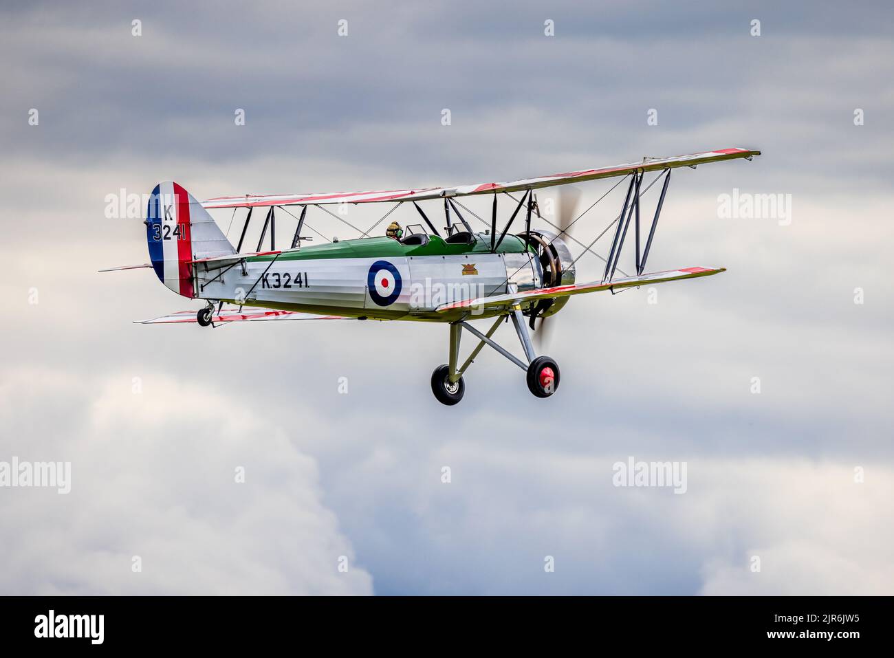 1931 Avro type 621 Tutor (K3241) performing at the Fly Navy Airshow ...