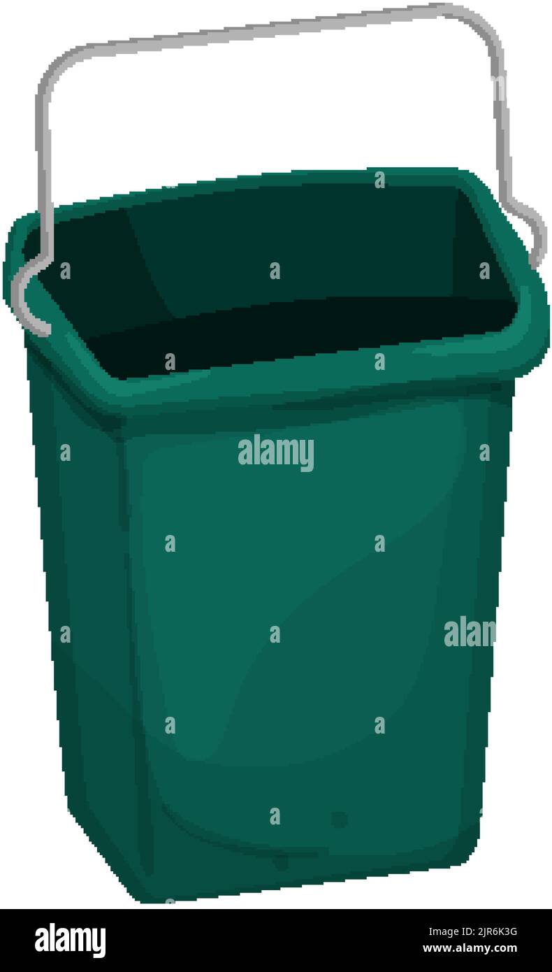 handle plastic bucket container cartoon vector illustration Stock ...