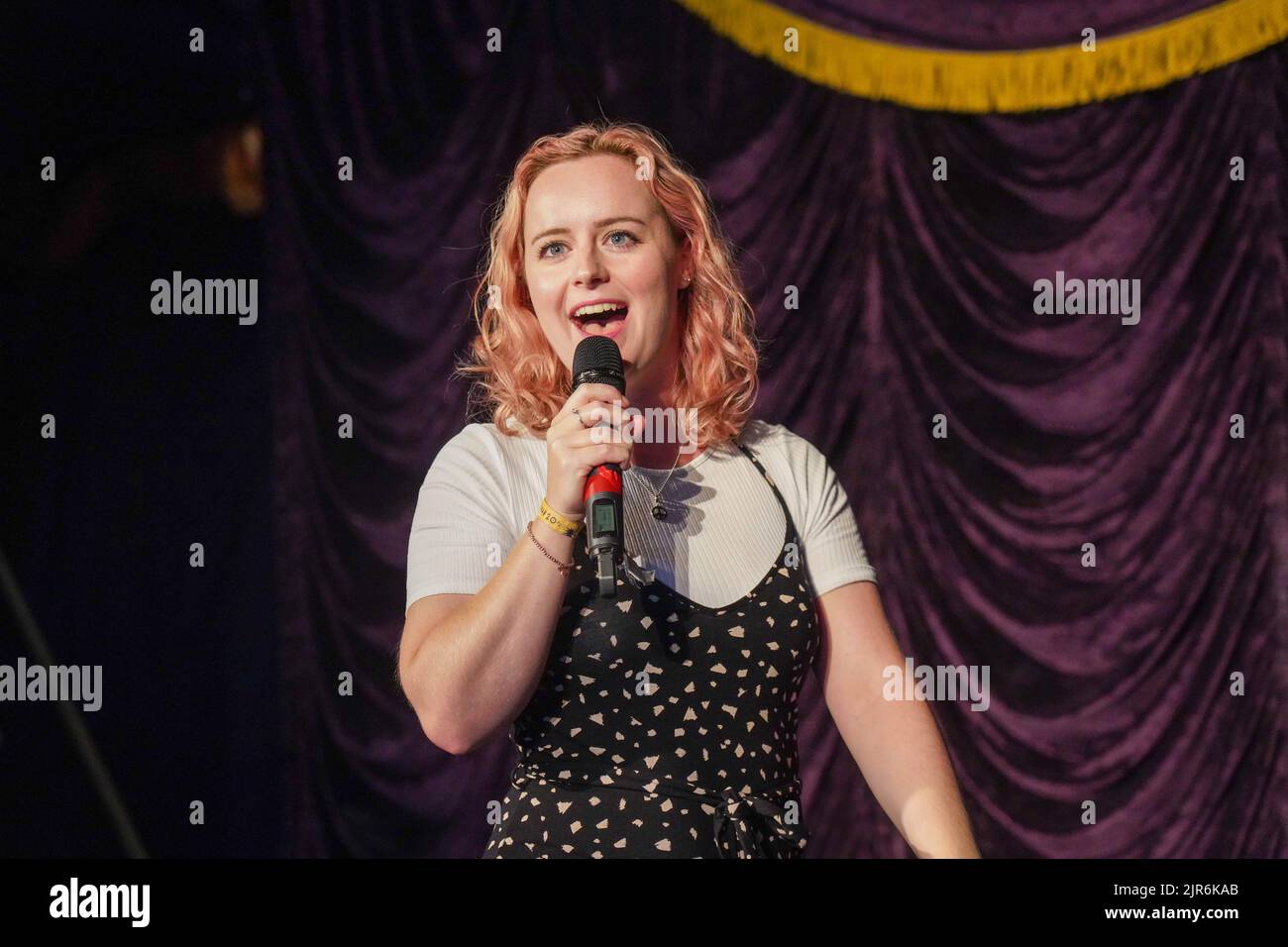 Glanusk Park, UK. Sunday, 21 August, 2022. Dani Johns performing at the ... Glanusk Park, UK. Sunday, 21 August, 2022. Dani Johns performing at the ...