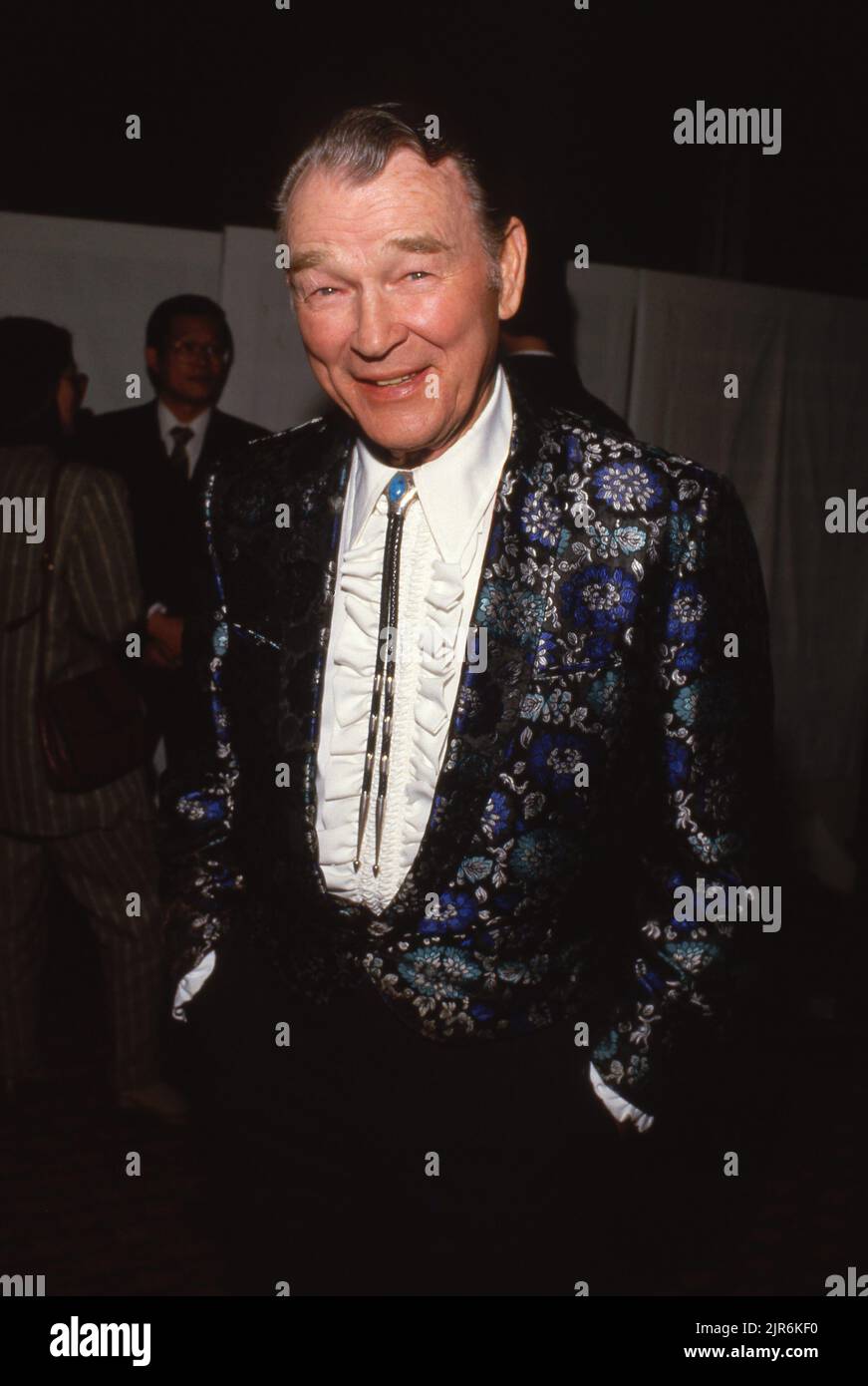 Roy Rogers at the 1987 Angel Awards at Ambassador Hotel in Los Angeles ...