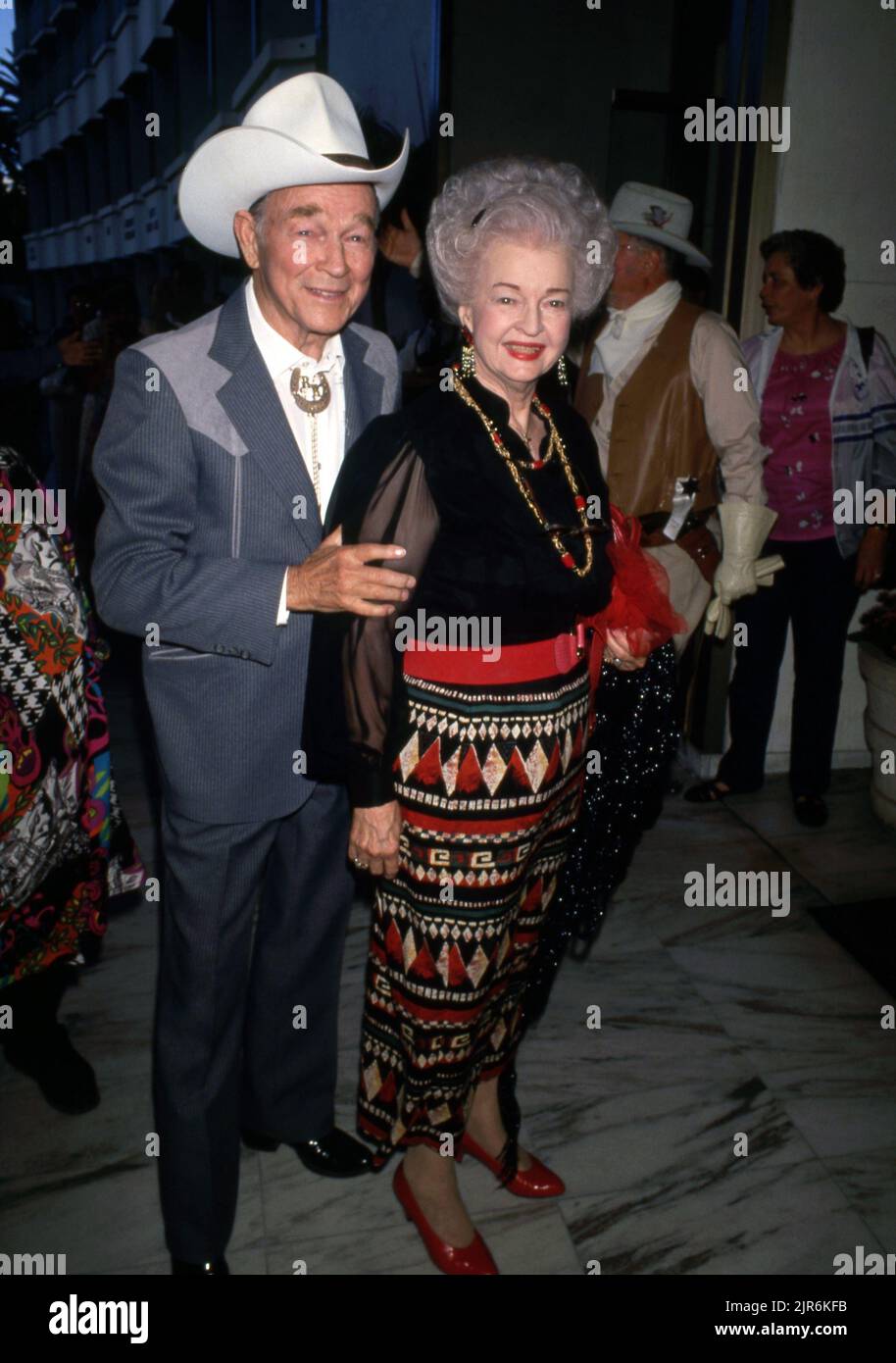Roy Rogers and Dale Evans 1993 Credit: Ralph Dominguez/MediaPunch Stock ...