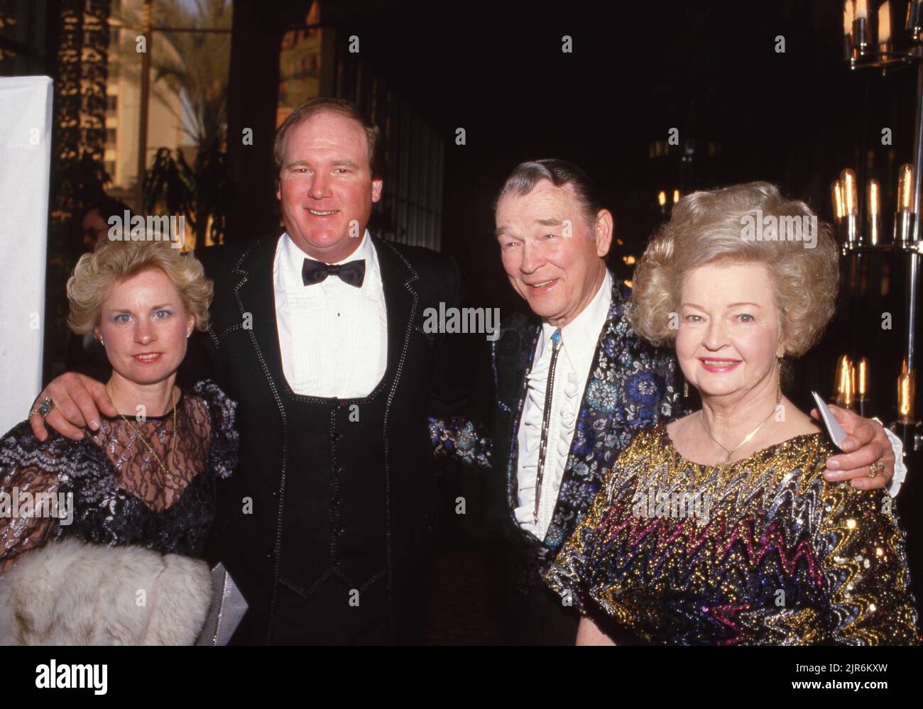 Dusty Rogers, Dale Evans, Roy Rogers and Dale Evans at the 1987 Angel ...