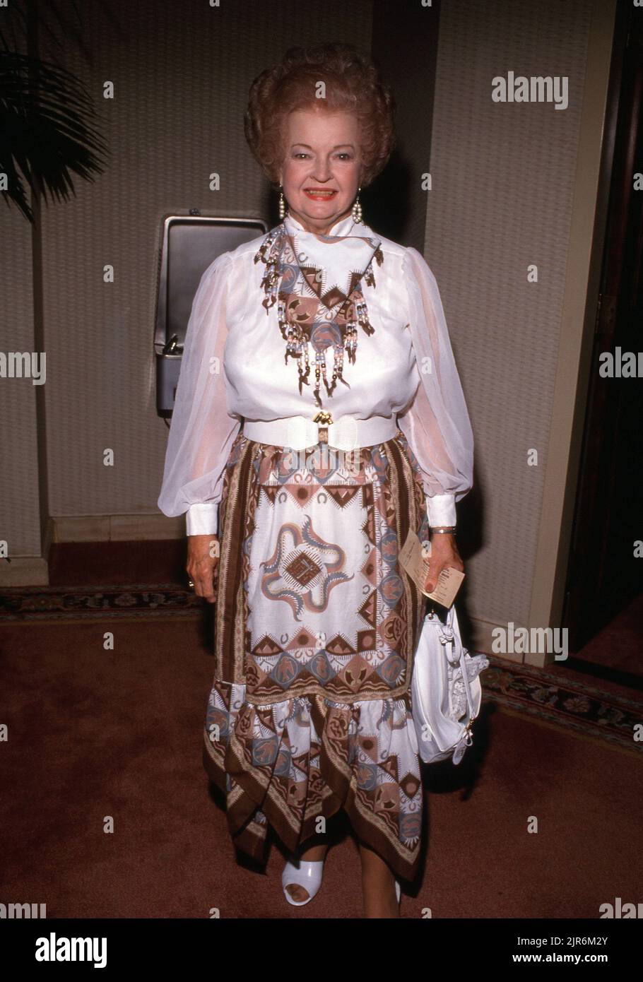 Dale Evans July 1989 Credit: Ralph Dominguez/MediaPunch Stock Photo - Alamy