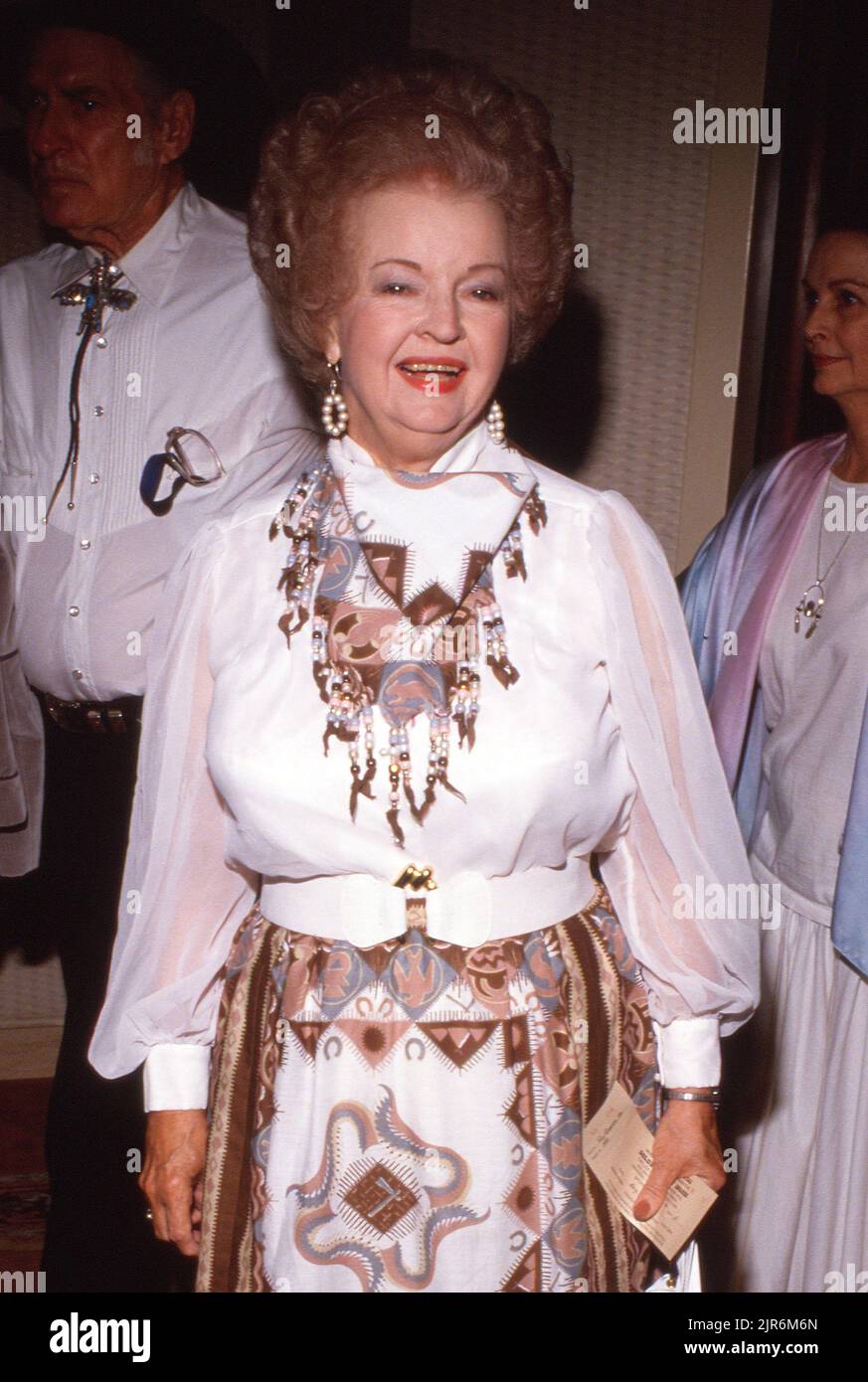 Dale Evans July 1989 Credit: Ralph Dominguez/MediaPunch Stock Photo - Alamy