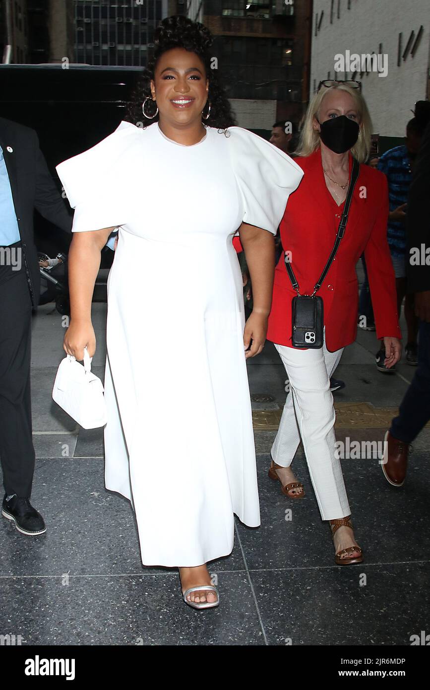 New York, USA. . 22nd Aug, 2022. August 22, 2022 Sophia Nomvete on the ...