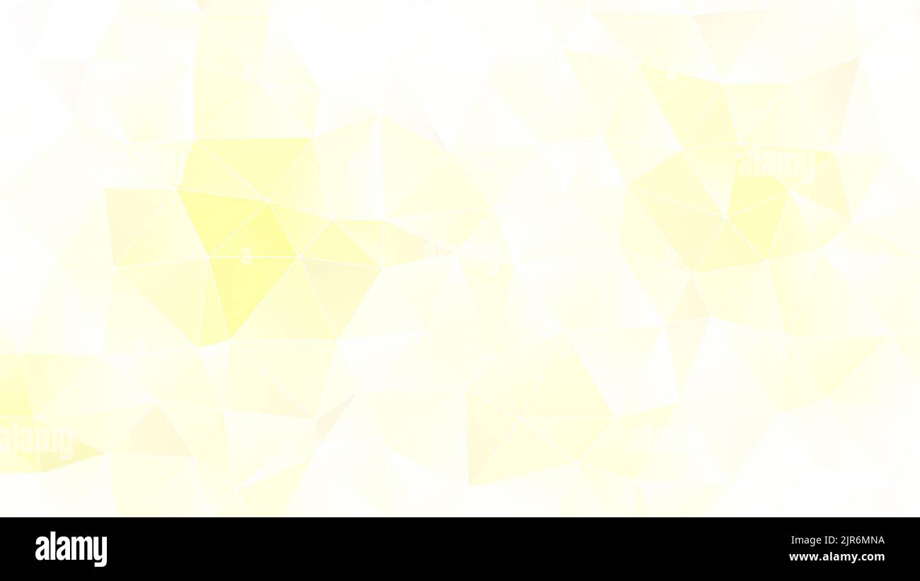 Very bright yellow polygon vector pattern background. Abstract full ...