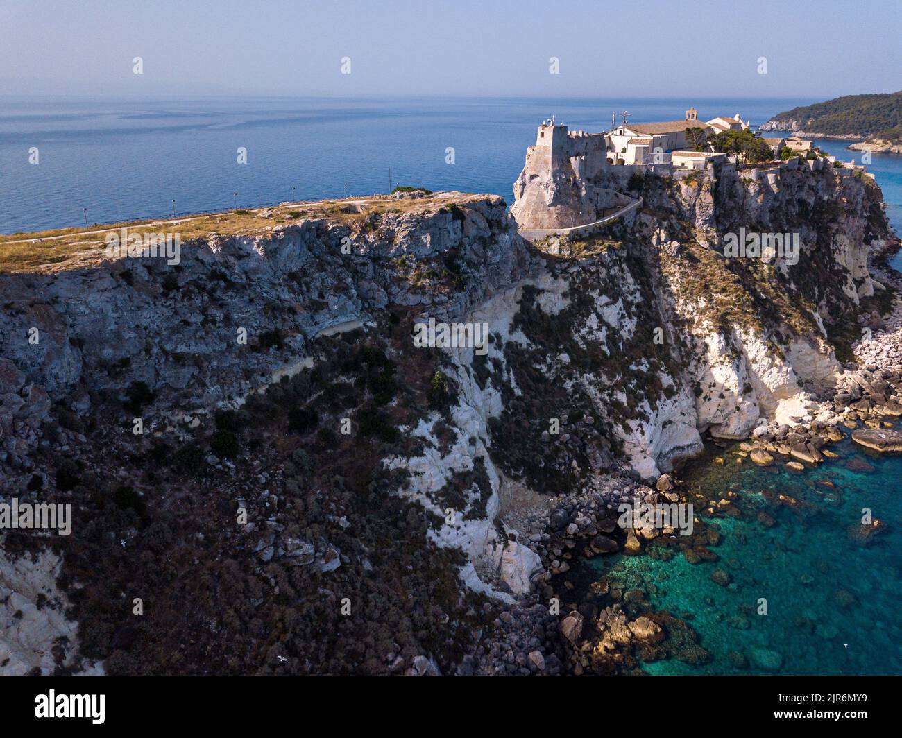 Italy, August 2022: aerial view of the archipelago of the Tremiti ...