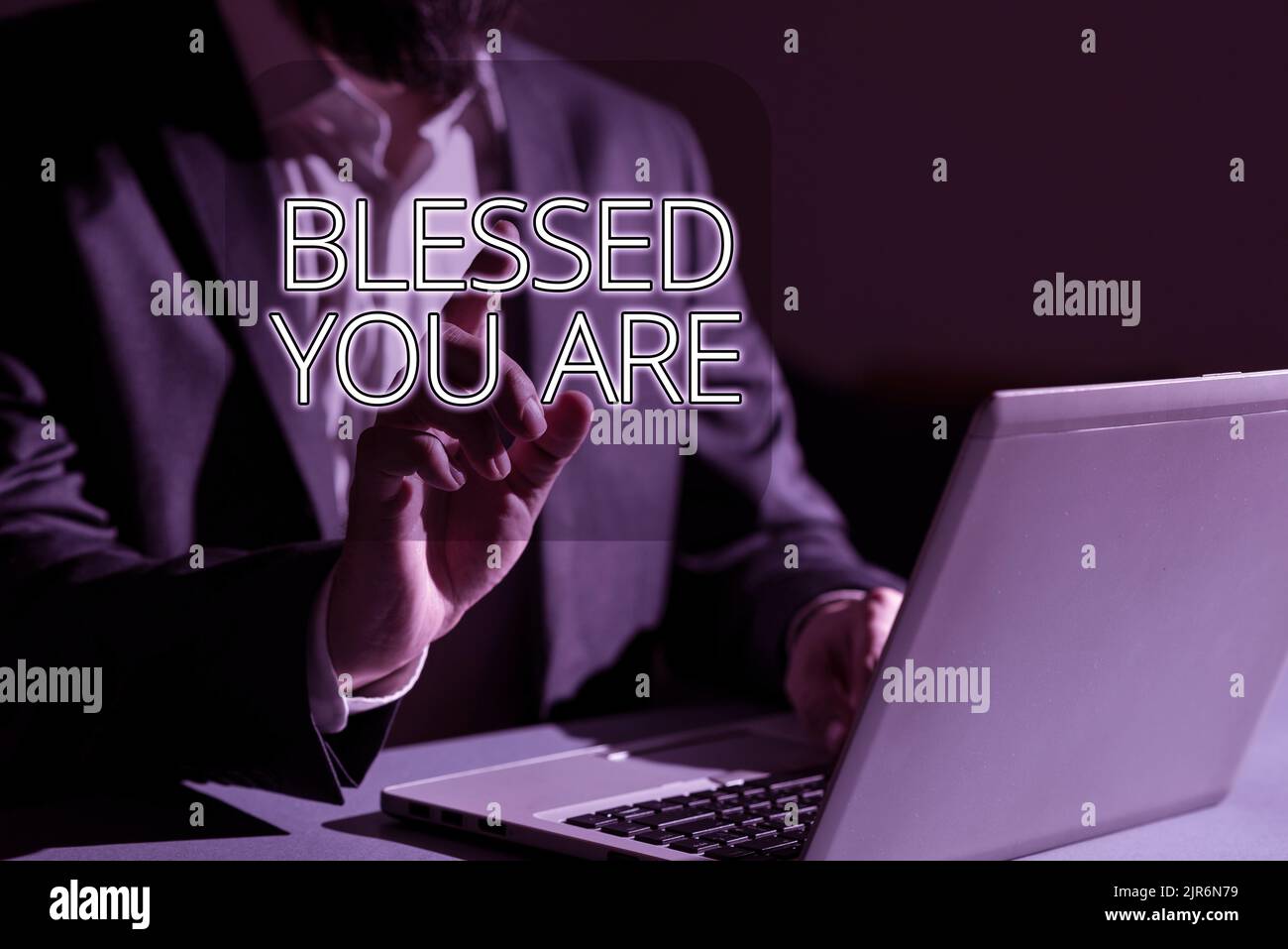 Writing displaying text Blessed You Are. Business overview Spiritual ...