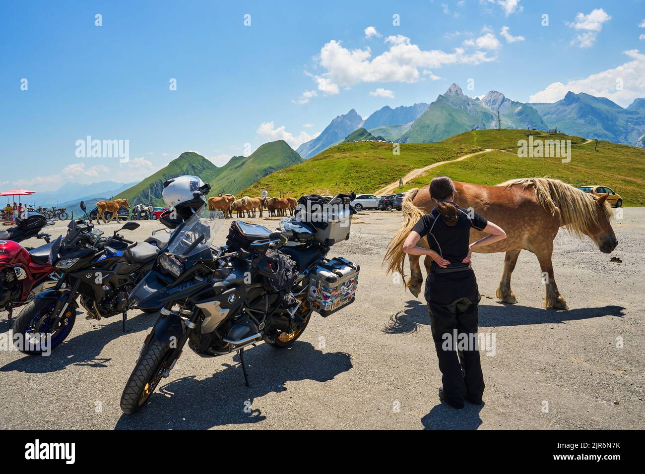 Col d'aubisque, Pyrenees, France Stock Photo - Alamy