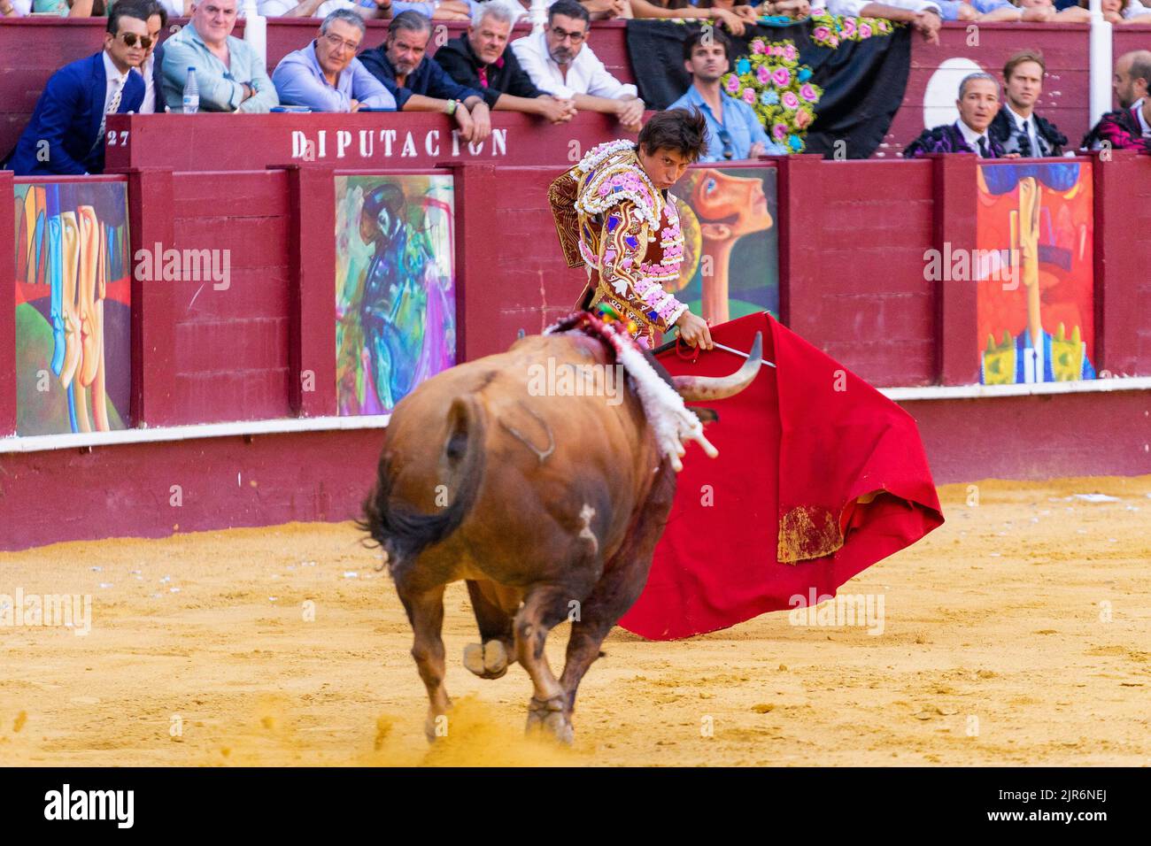 Peruvian bullfighter Andres Roca Rey seen during the Picassian ...