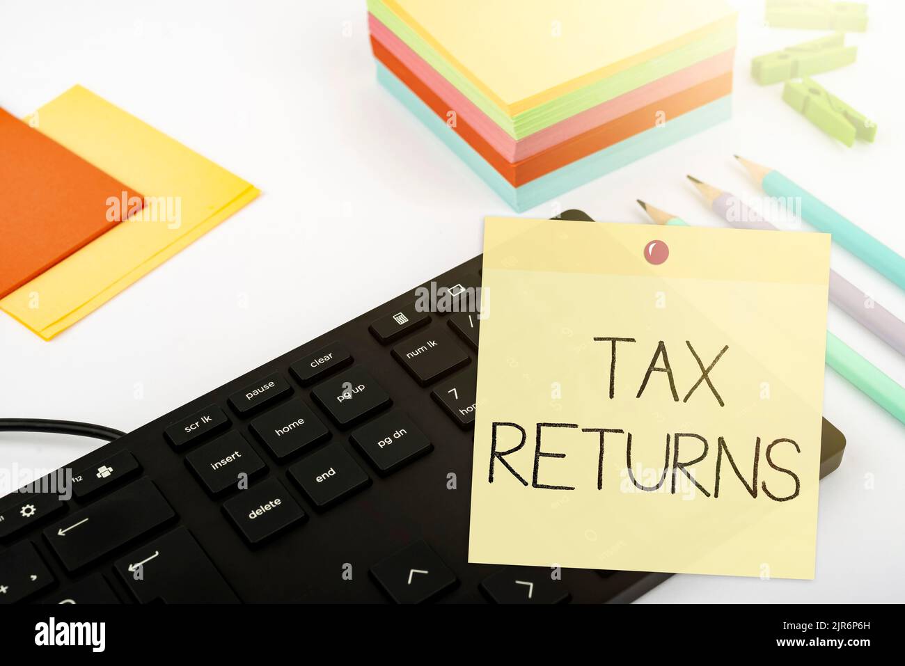 Text caption presenting Tax Returns. Business approach Tax payer ... Text caption presenting Tax Returns. Business approach Tax payer ...