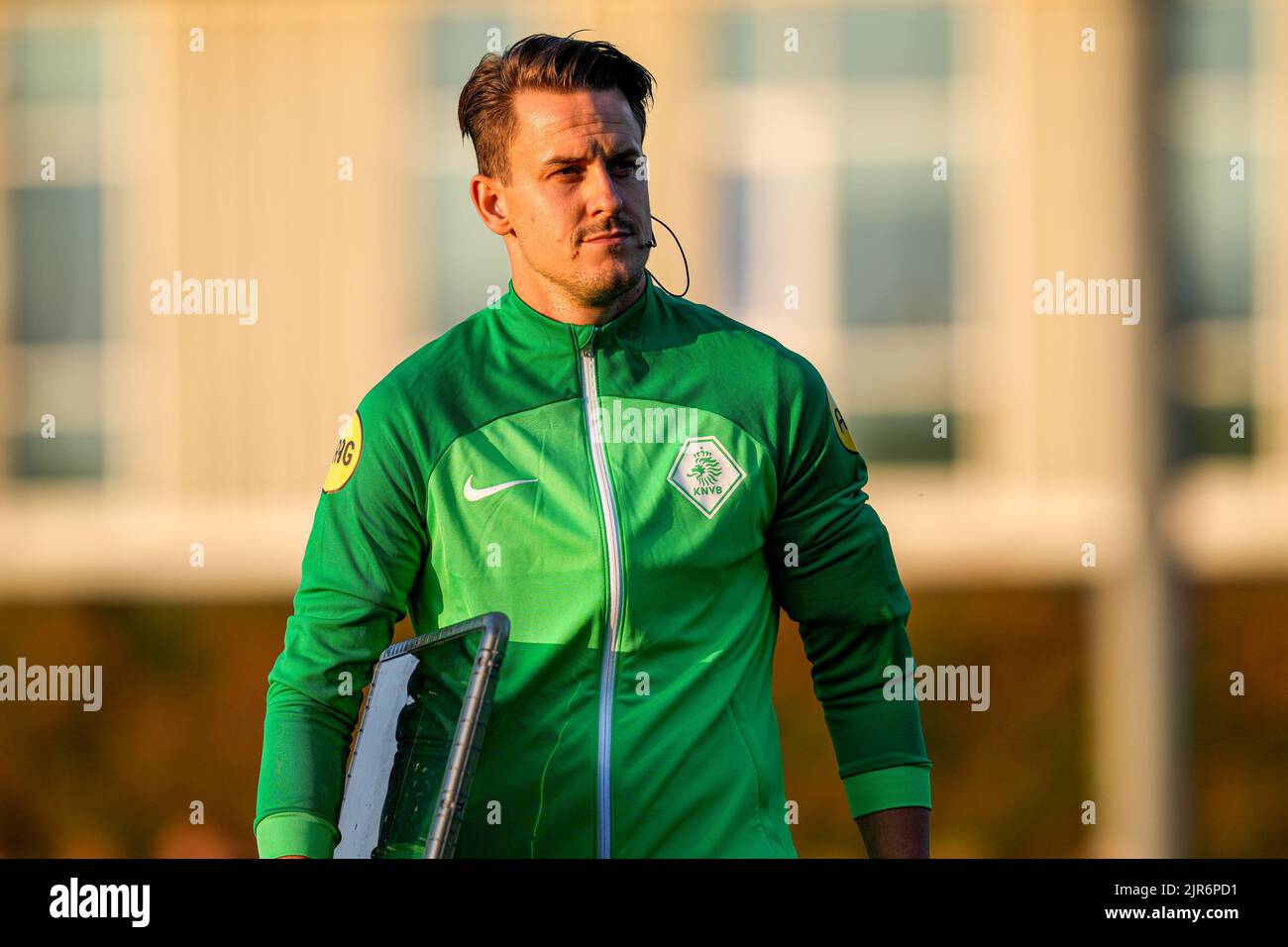 ALKMAAR, NETHERLANDS - AUGUST 22: Fourth Official Eric van der Vaart ...