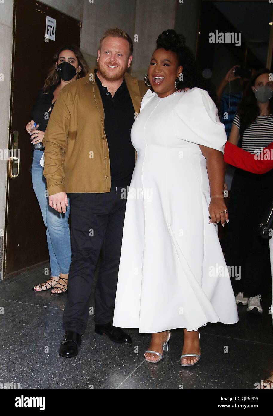 The Rings Of Power Stars Owain Edwards And Sophia Nomvete At The Today ...