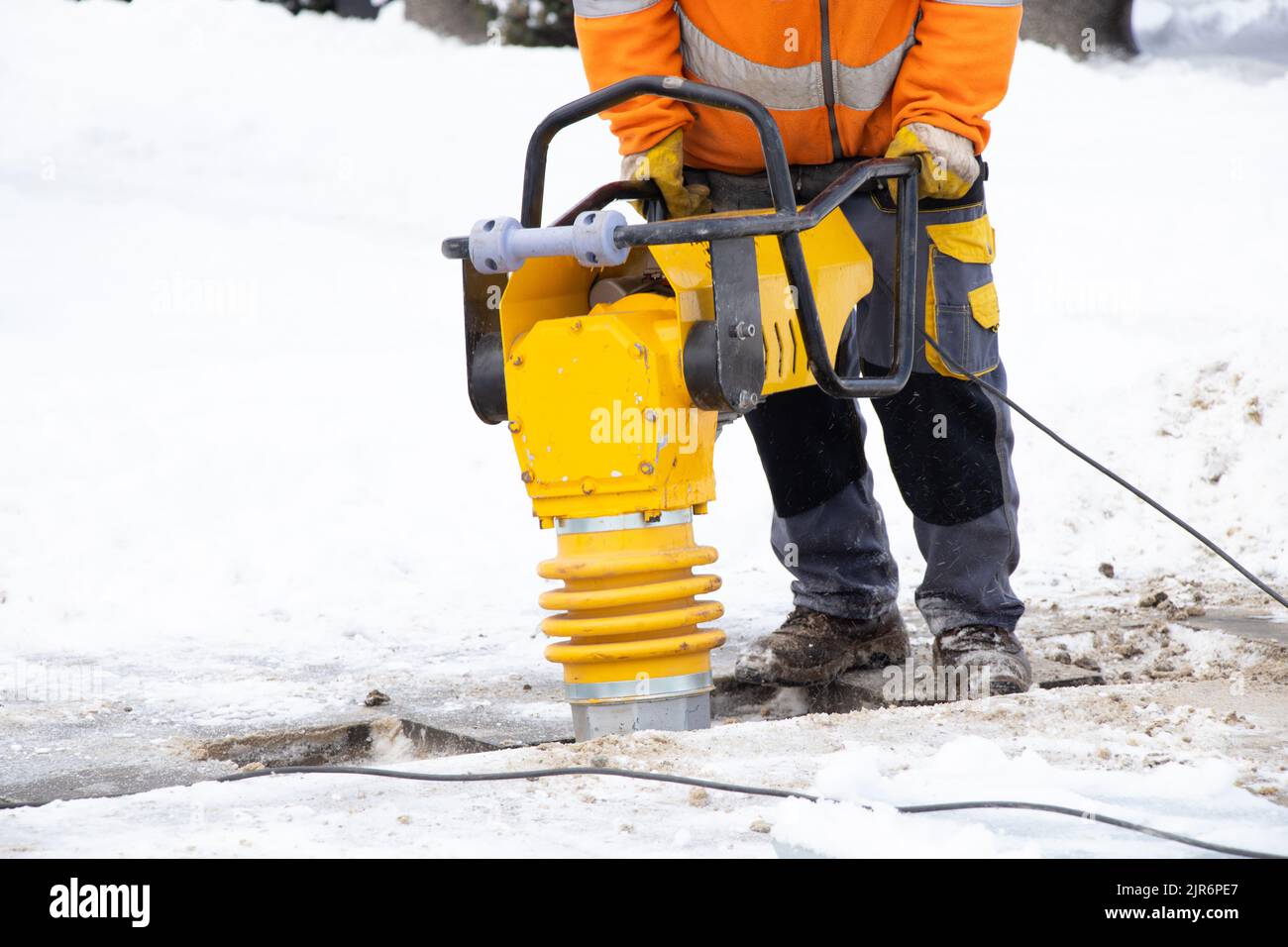 Compactor compaction technique hi-res stock photography and images - Alamy