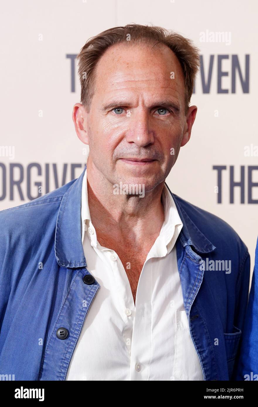 Ralph Fiennes at a photocall ahead of a screening of The Forgiven, at ...