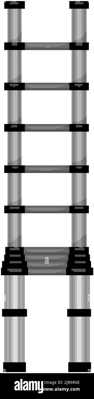 metal step ladder safety cartoon vector illustration Stock Vector Image & Art - Alamy