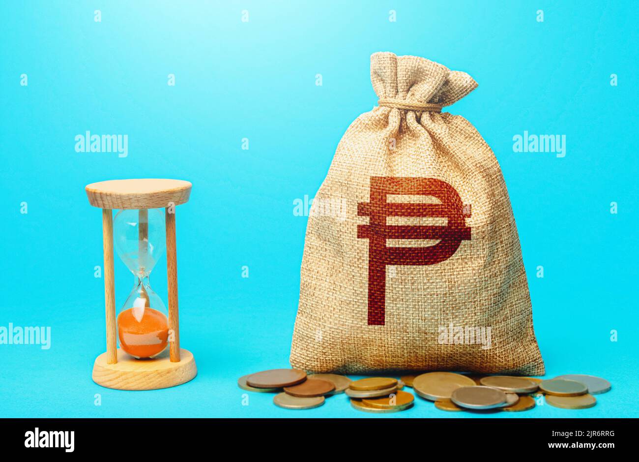 Philippine peso cash bag hi-res stock photography and images - Alamy