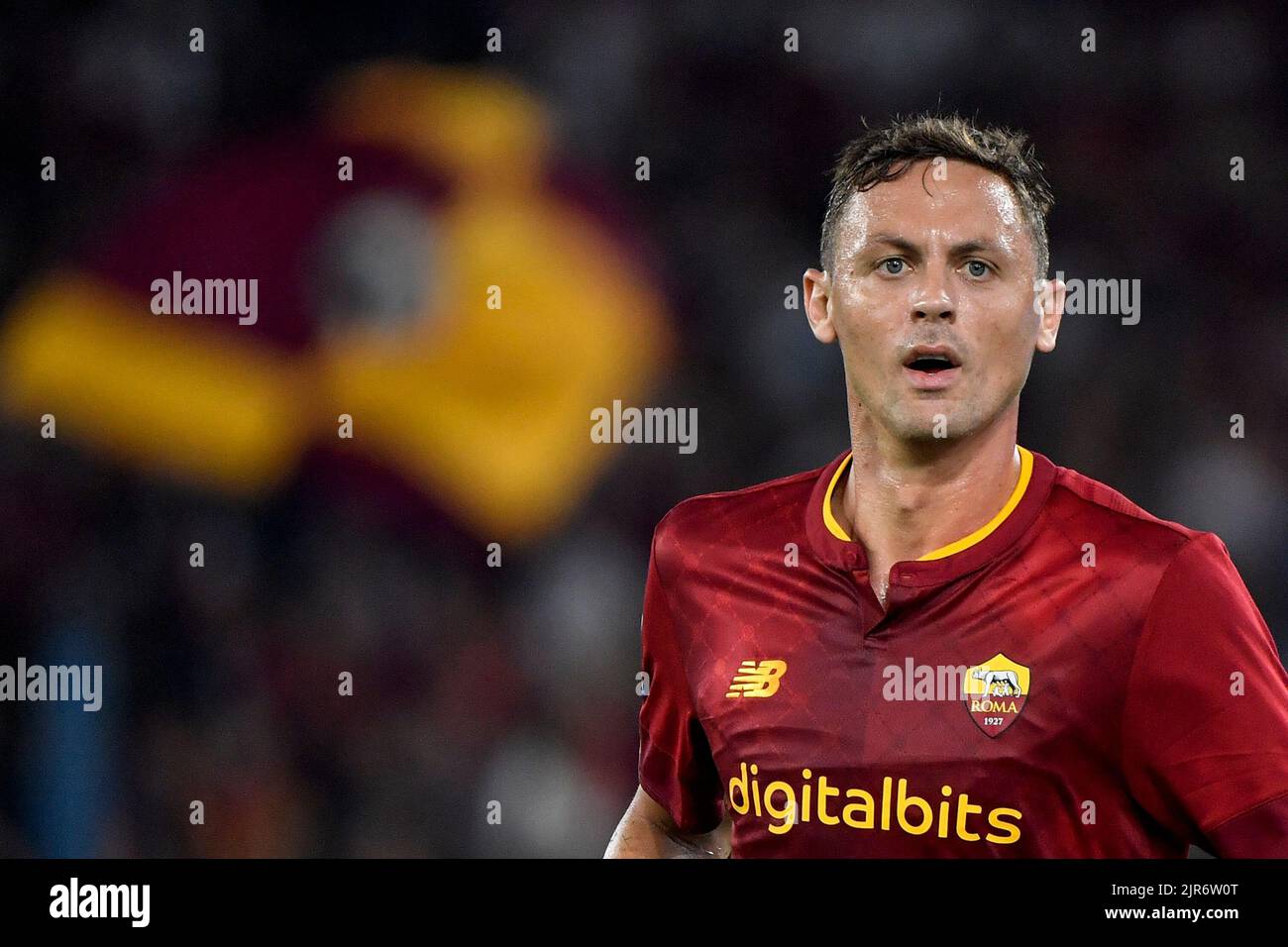 Roma, Italy. 22nd Aug, 2022. Nemanja Matic of AS Roma during the Serie ...